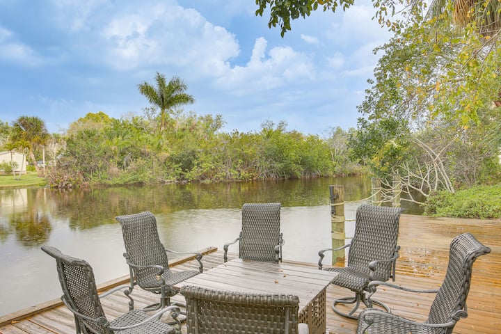 Private Pool & Dock: Riverfront 'Bridge Escape' - Fort Myers, FL