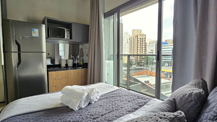 Studio Aconchegante, Próx. Paulista, Em Cima Metrô - São Paulo
