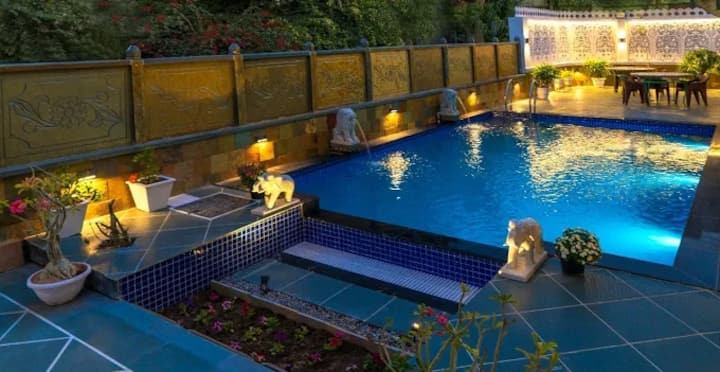 5bhk Homestay With Pool Near Old City In Udaipur - Udaipur