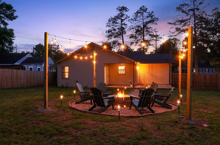 Designer Home • Sleeps 10 • Fire Pit • Near Angc - Augusta, GA
