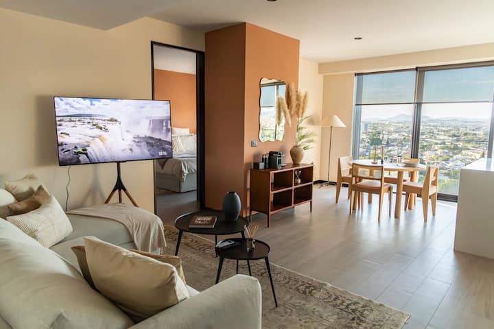 Elysian- Lujoso Depto: Views, Pool, Wi-fi, A/c - Mexico