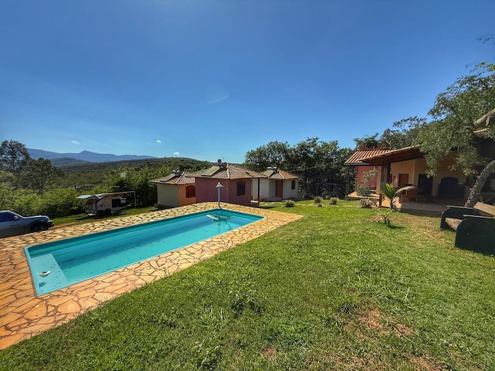 Chalé Suite 4 Com áRea Gourmet E Piscina Em Acuruí - Itabirito