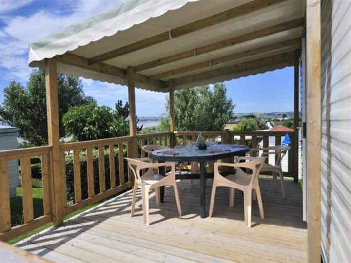 Mobil Home Vintage 3 Pièces 4/6 Personnes - Plomodiern