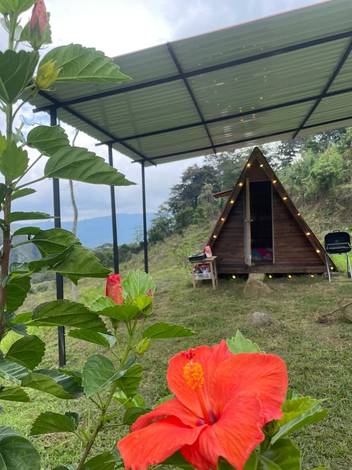 Escápate A La Naturaleza Chalet Glamping + Fogata - Bochalema