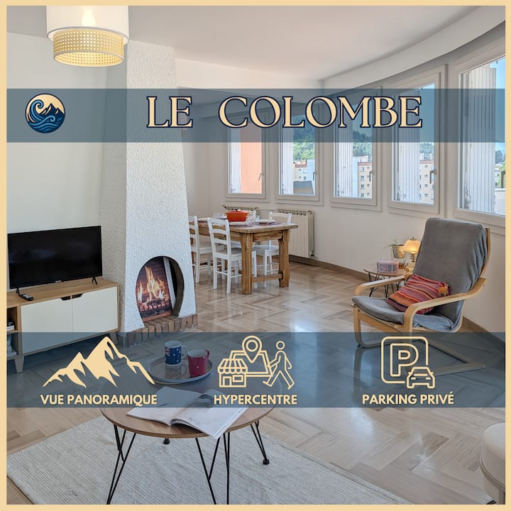 Le Colombe Vue Montagne Parking Privé Coeur Ville - Gap