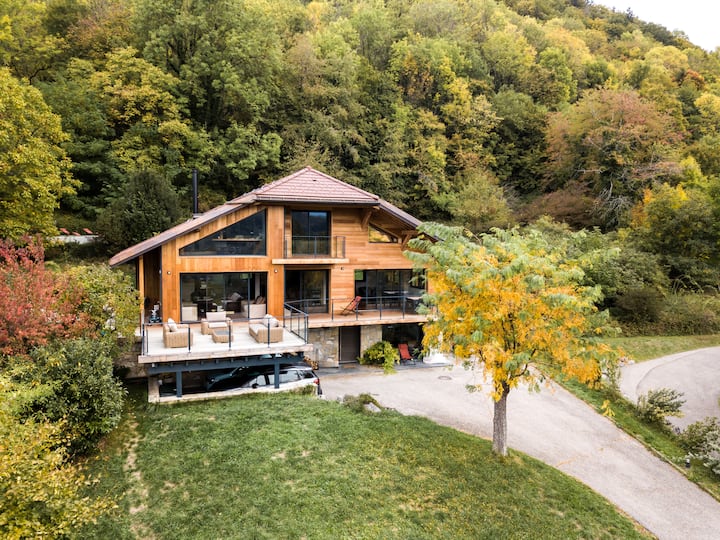 Villa Avec Piscine Et Vue Lac & Château - Annecy