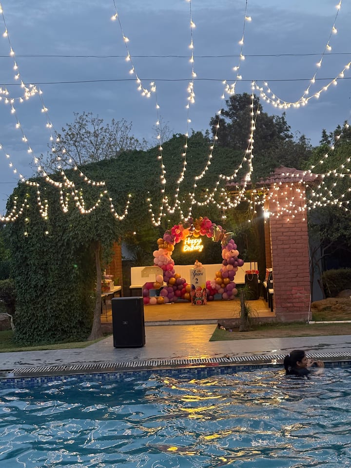 Niladri Farms | Private Pool Farmstay In Nature - Manesar