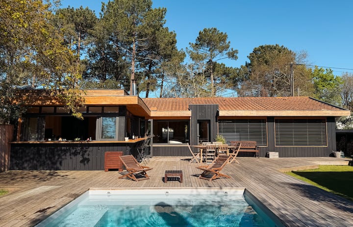 Villa Celine Avec Piscine Privée Pour 6 Personnes - Andernos-les-Bains