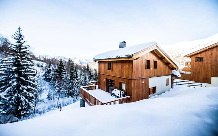 C24 - 6-kamer Chalet | 10 Personen - Saint-François-Longchamp