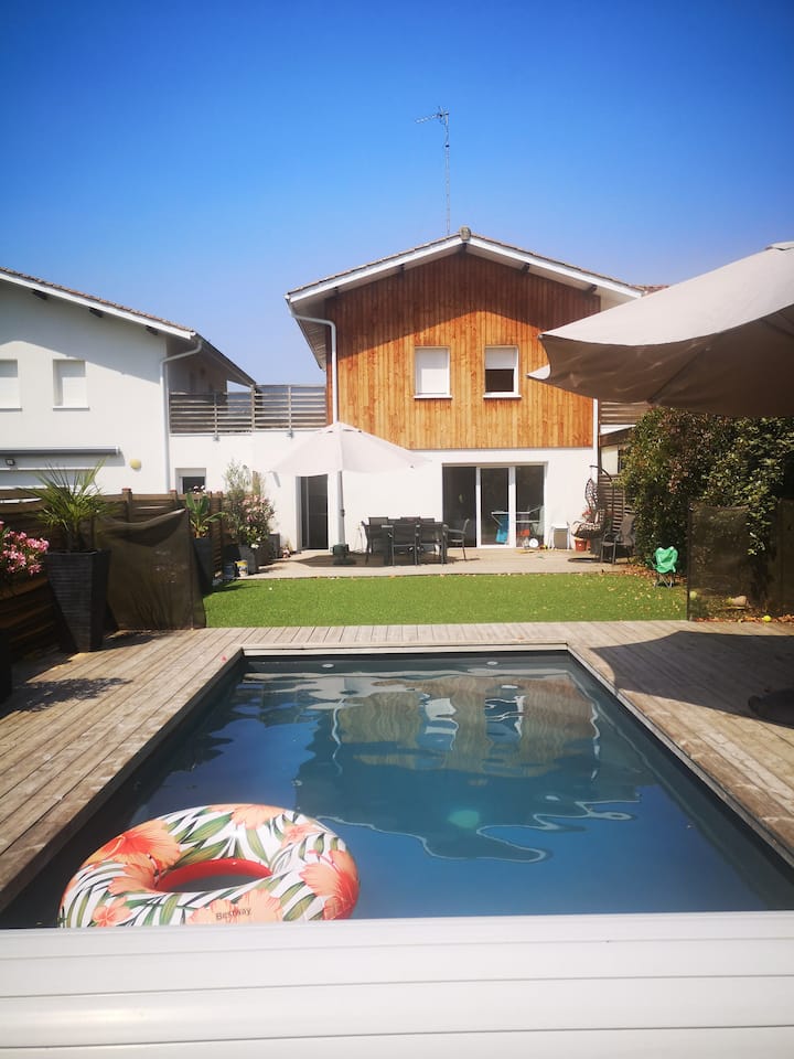 Maison Piscine - 10 Min Plage - Labenne