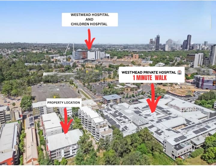 Westmead Hospital 1 Min|sleeps 6 Guest Wsu Free Pk - Blacktown
