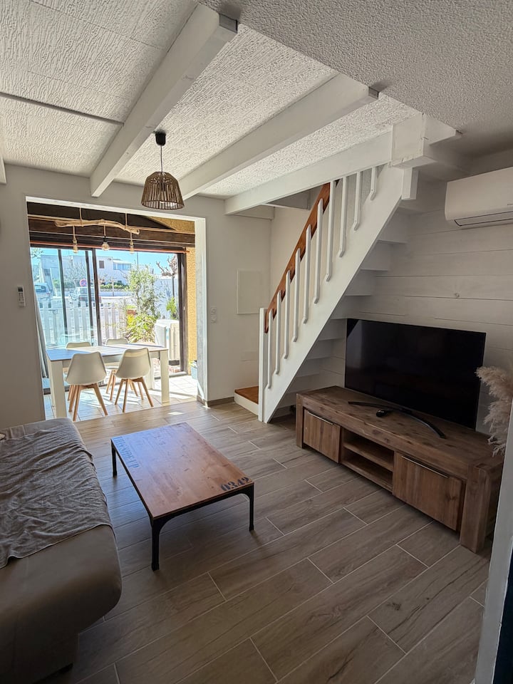 Villa Le Jardin Des Embruns - 150 Mètres De La Mer - Leucate