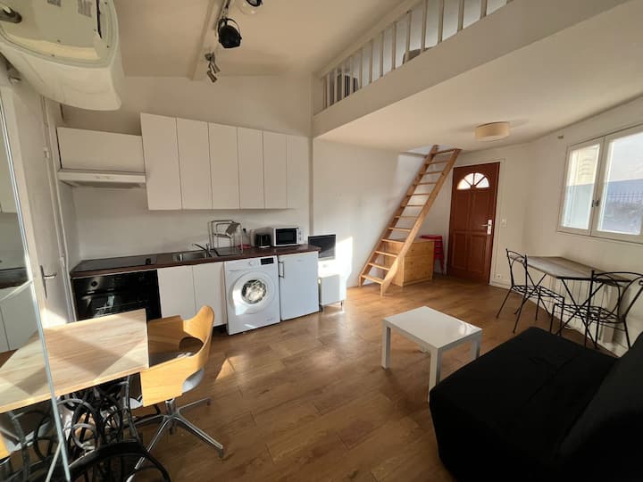 Maisonnette Cosy Avec Mezzanine Proche Paris - Vincennes