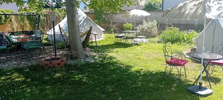 Glamping Tent Yurta For 3 Guests In Rose Resort - Ljubljana