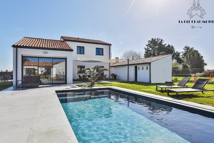 La Villa Pop I Talmont I 12 Pers I Piscine & Pétan - Jard-sur-Mer