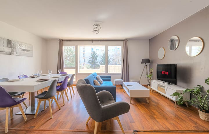 Appartement Spacieux Et Confort Avec Terrasse - Lyon