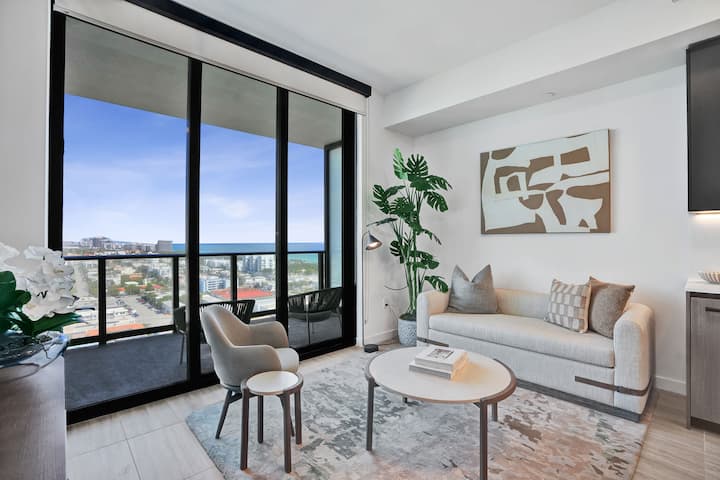New Modern 1br Miami Beach Condo W/ Pool & Gym - Miami Beach