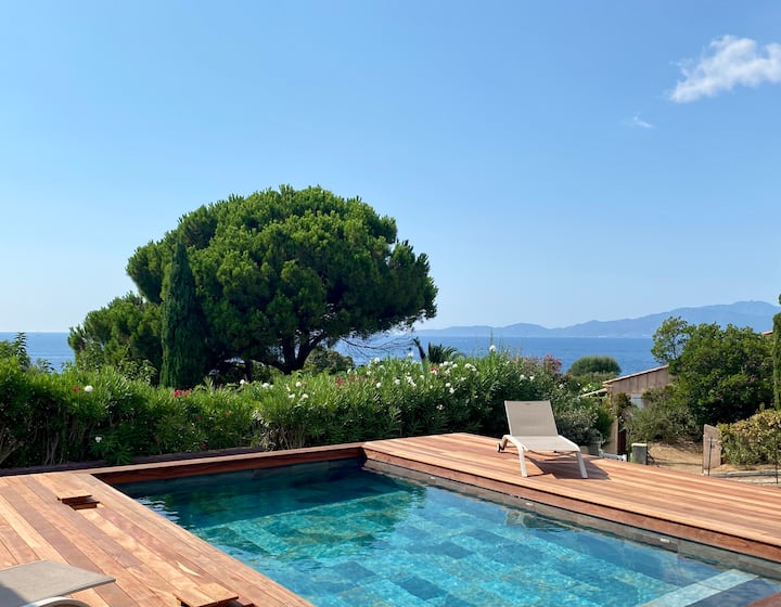 Villa Vue Mer, Piscine, Plage à Pied, Corse Du Sud - Coti-Chiavari