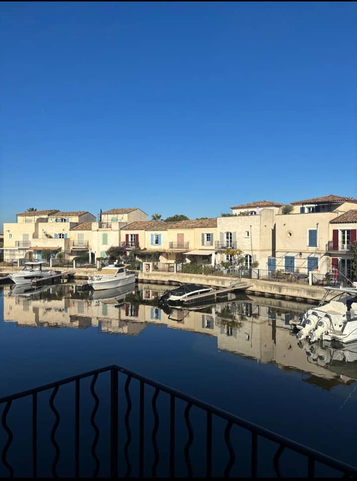 Maison 6 Pers - Vue Marina, Piscine & Accès Bateau - Saint-Laurent-d'Aigouze