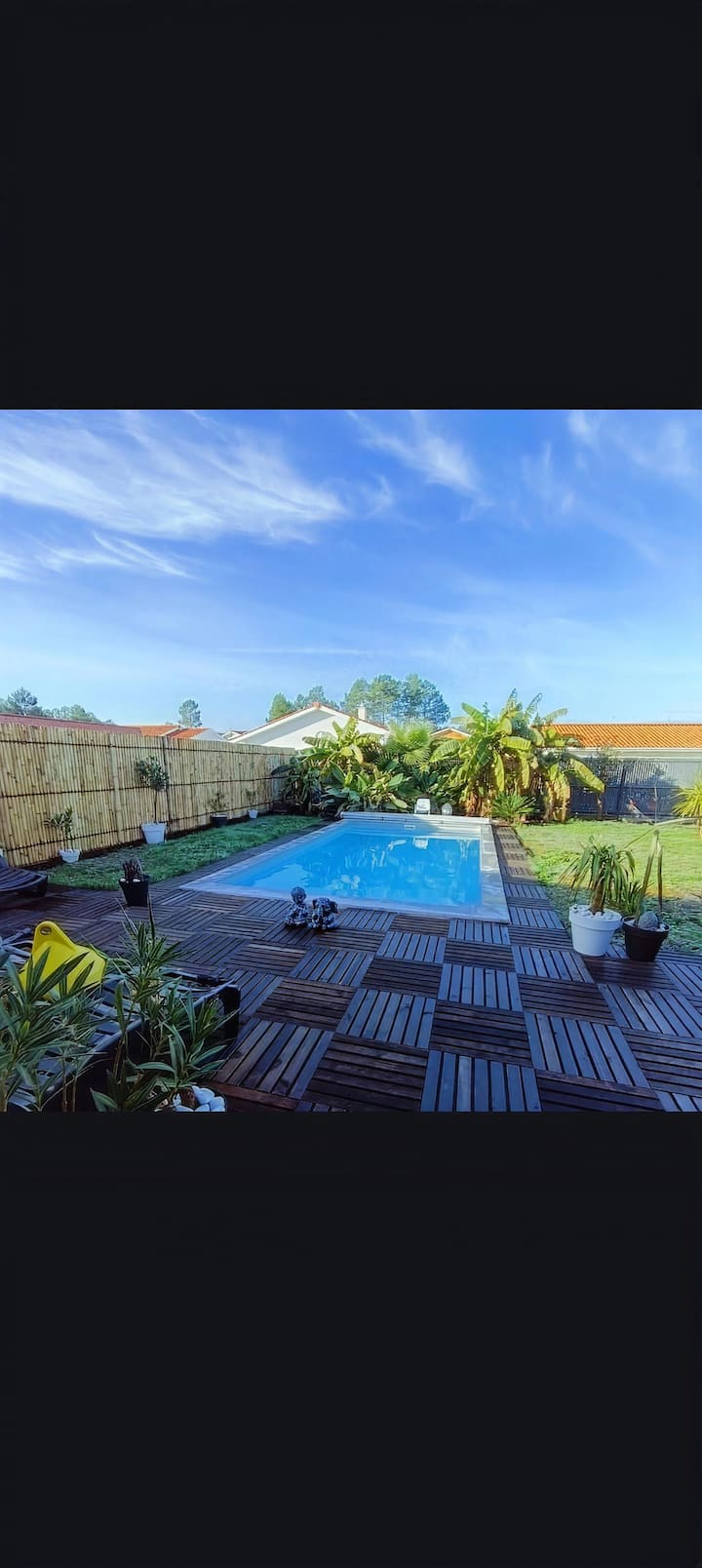 Maison Avec Une Piscine Chauffée Et
3 Chambres - Biscarrosse