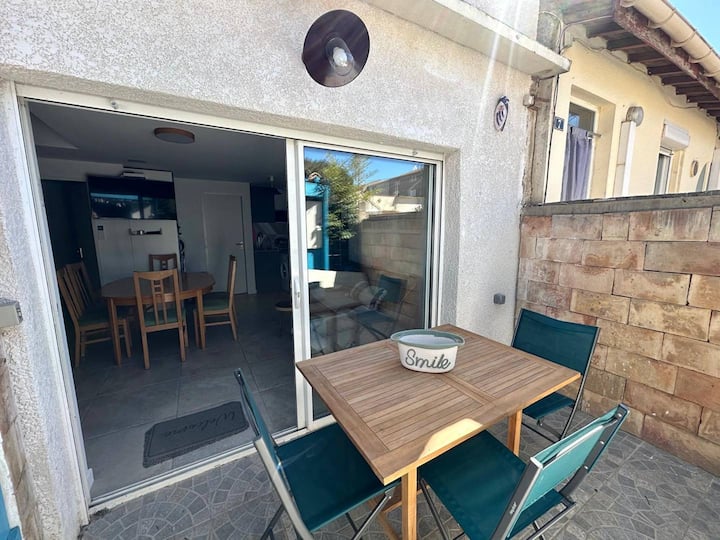 Maison T4 Au Cœur Du Centre-ville – Plage à 200 M - Valras-Plage