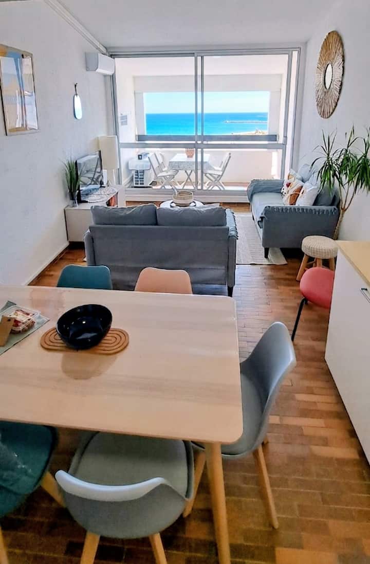 Du Bleu Pour Vos Yeux, Triplex Sur Plage, Vue Mer - Mauguio