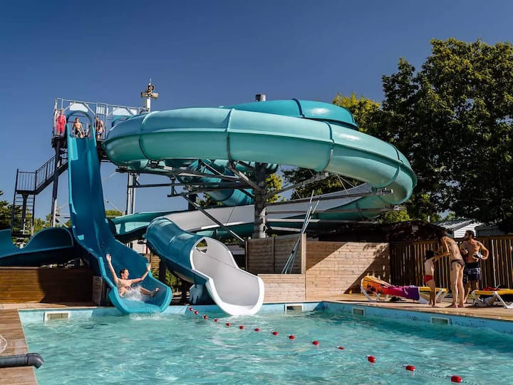Mobilhome Dans Camping 5* Mer Et Soleil à Oléron - Île d'Oléron