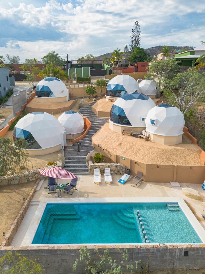 Los Domecitos - Geodesic Dome - Naranja - Los Barriles