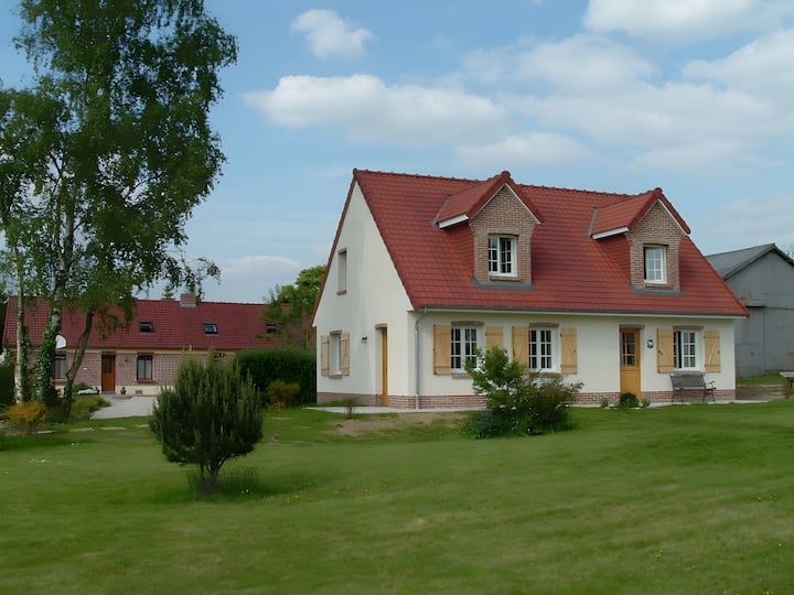 Grand Gîte Avec 2 Chambres - Saint-Pol-sur-Ternoise