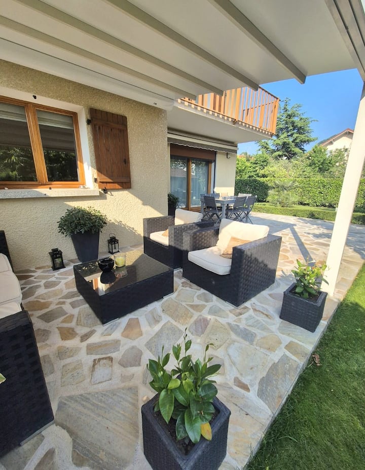 ÉLégante Maison Avec Jardin Aux Portes De Genève - Gaillard