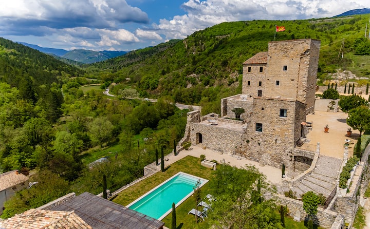 Château, Luxe, 4 Chambres De Charme, Piscine - Buis-les-Baronnies