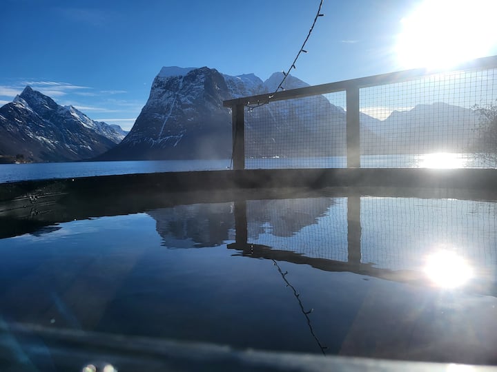 Hytte 2 Hustadnes Fjordhytter Sauna Og Badestamp - Sæbø