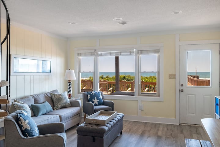 Lou Sea Ann East, Oceanfront Duplex - Emerald Isle, NC