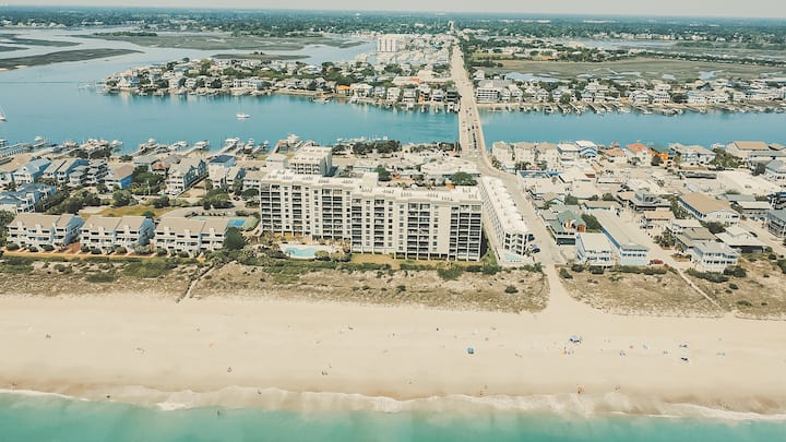 The Sailor's Sanctuary | Oceanfront With Pool - Wrightsville Beach, NC