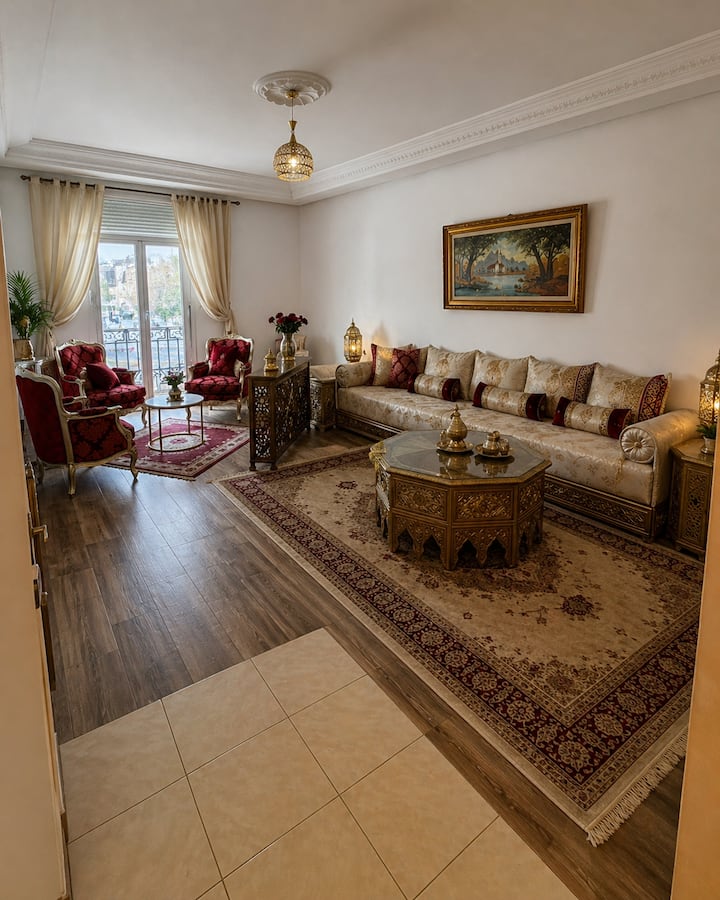 Appartement Authentique Avec Vue Au Cœur Ville - Tétouan