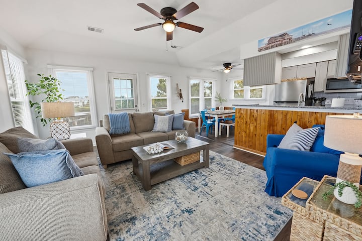 5 Gulls Cottage With Hot Tub + Fairway Views - Nags Head, NC