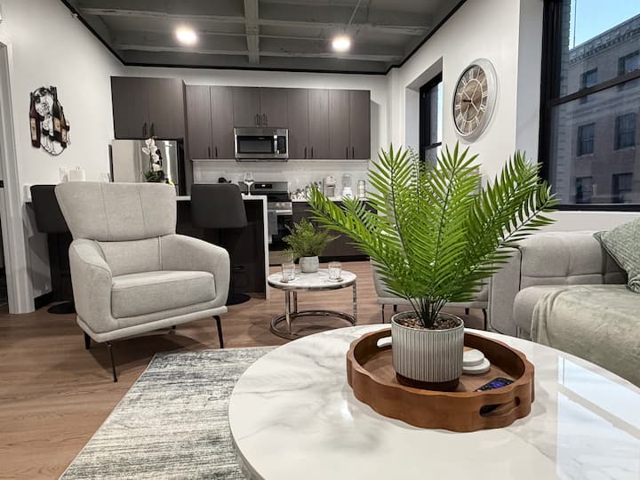 Luxary Graphite Skyline 28 Suite | + Lounge & Gym - Bloomfield Township, MI