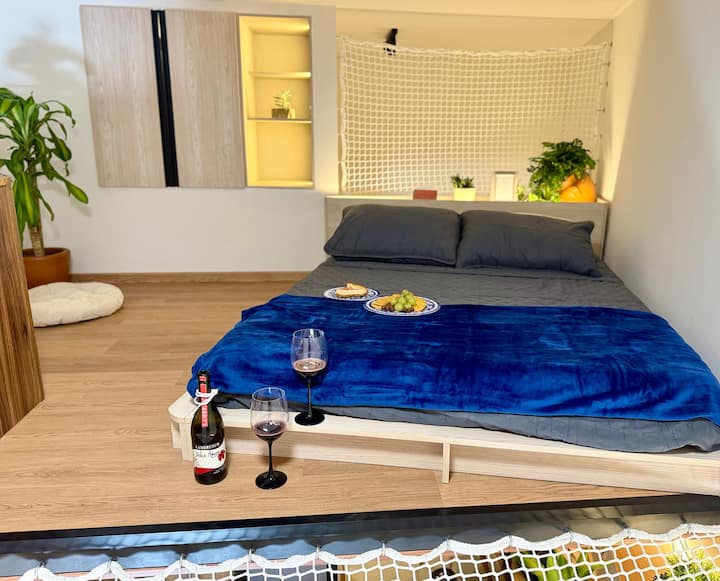 Loft C Para 2 Con Hamaca Frente Al Parque Morelos - Guadalajara