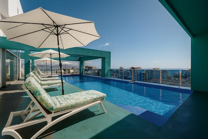 Sky Pool & City Views - Piso 12 Premium - 산토도밍고