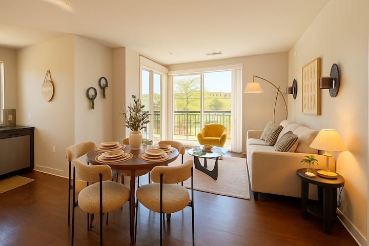 Chic 2br/2ba Chevy Chase Pad W/ Balcony Views - Kensington, MD