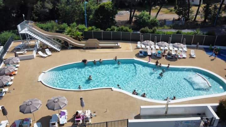 Zecamping 4* Mobil Home 28m² Piscine - Mandelieu-la-Napoule
