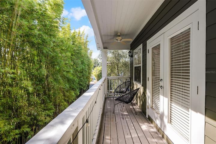 Private Bamboo Oasis Apartment In College Park - 윈터파크