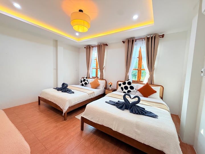 Summerset Hatyai|colorful 4br |18 Pax|near Food St - Hat Yai