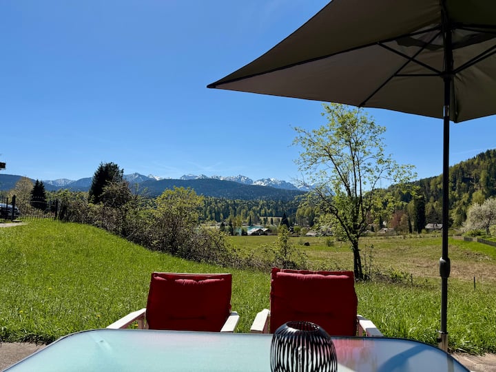 Auszeit Am Walchensee Mit Garten, Seeblick & Sauna - Kochel am See