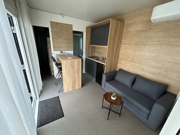 Tiny Homes ŠMarna | Twin Bed + Bunk Bed - Ljubljana