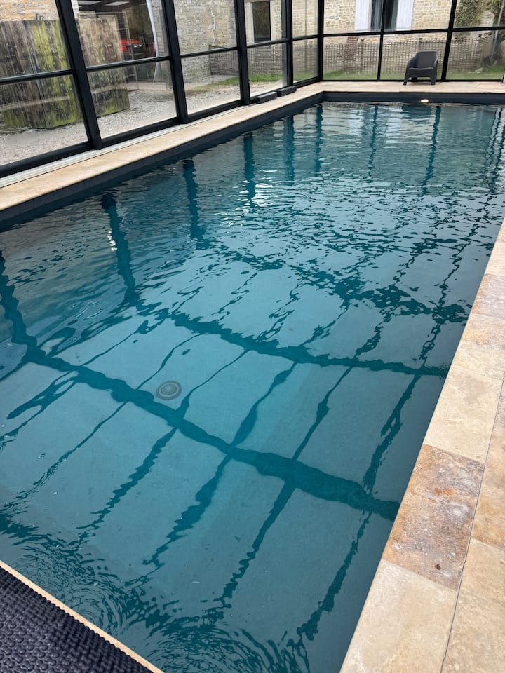 "St Pierre"le Charme Normand Avec Piscine Chauffée - Grandcamp-Maisy