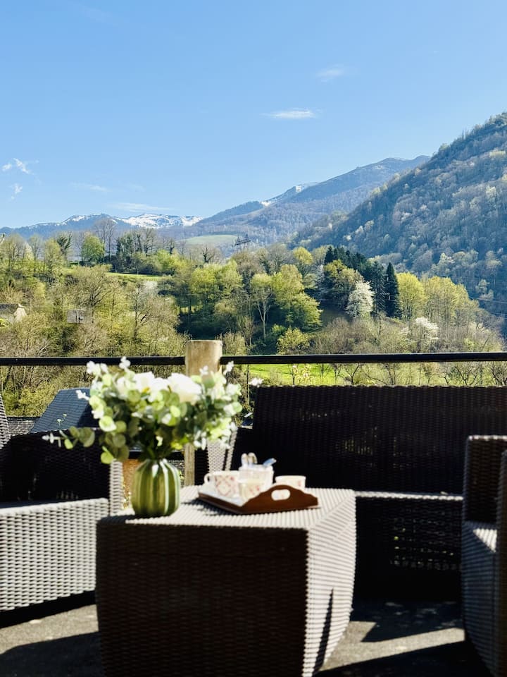 Maison - 8 Pers - Vue Panoramique Montagnes - Lourdes