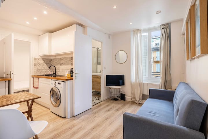 Charmant Appartement - Ac -1ch/2p- Masséna - Plage des Marinieres