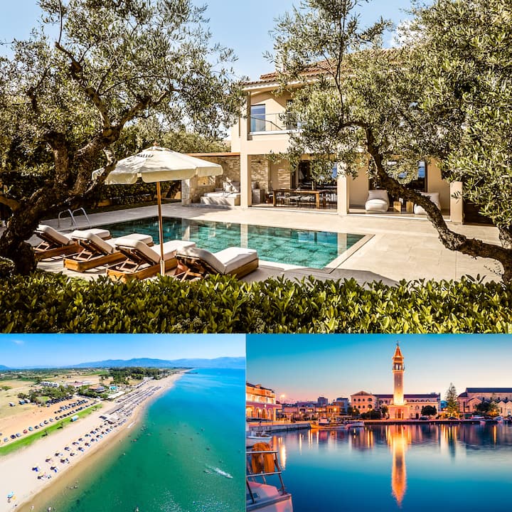 5' To Beach & Zakynthos Town / Villa With Pr. Pool - Zakintos