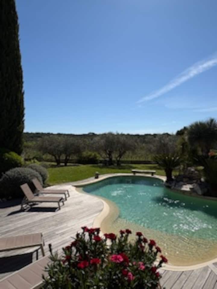Superbe Maison-piscine Californienne - Calvisson